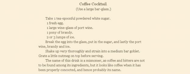 Coffee Cocktail | Simple Cocktails: recipes & reviews for home bartenders